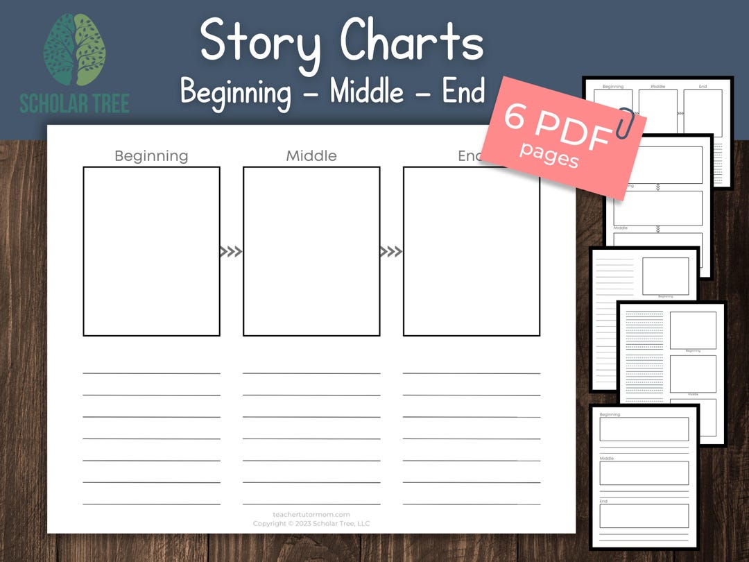 Story Charts: Reading Comprehension Graphic Organizers (digital ...