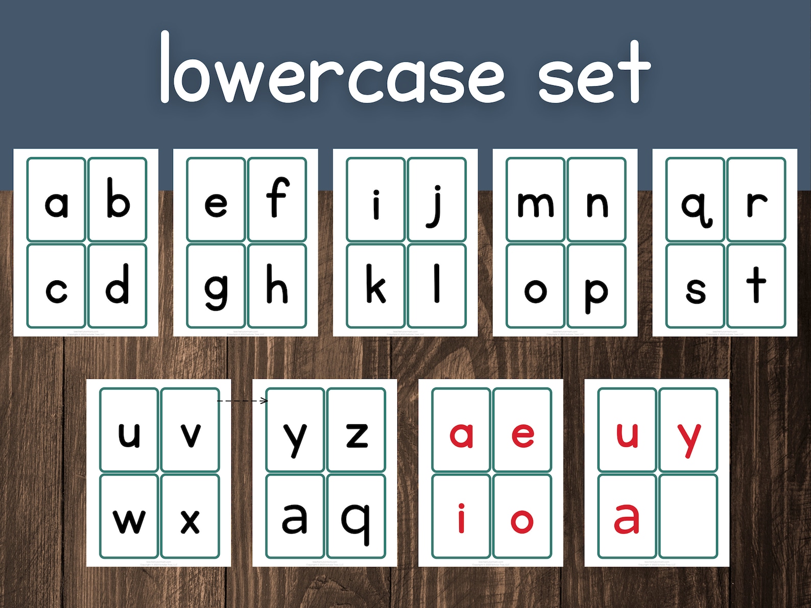 Printable Alphabet Flashcards, Alphabet Bundle, Preschool Flashcards ...