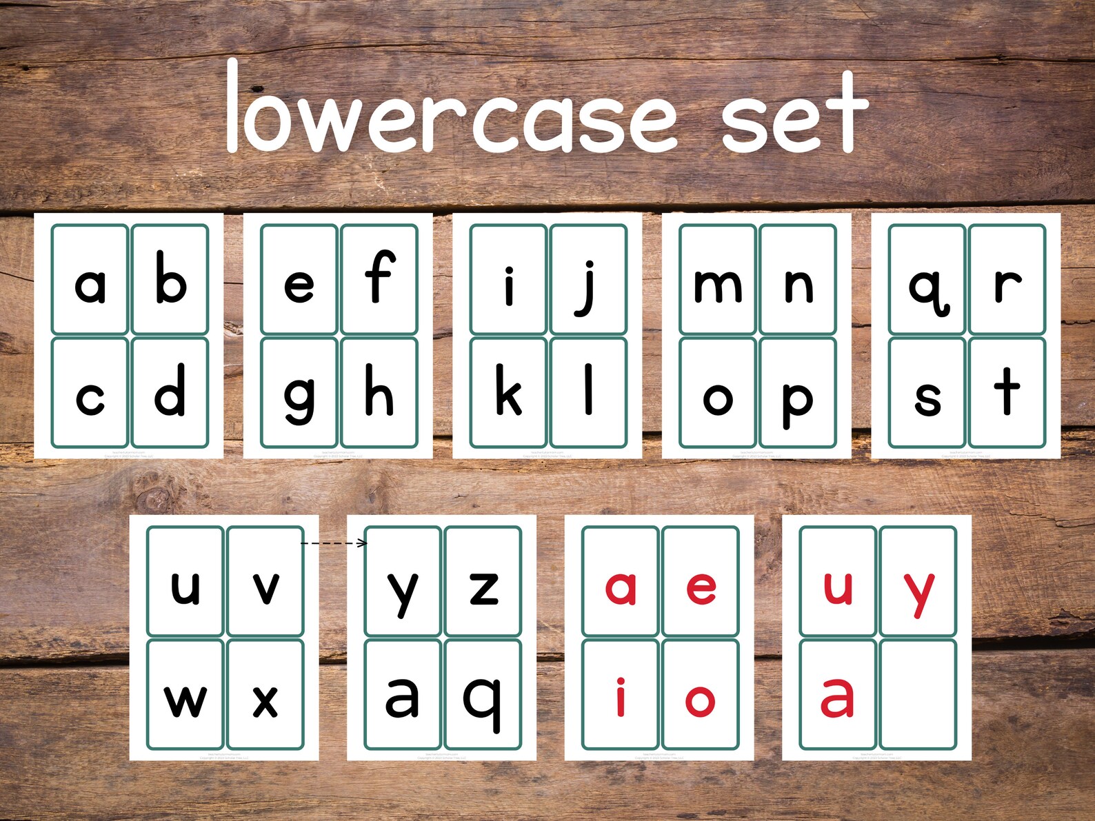 Printable Alphabet Flashcards, Alphabet Bundle, Preschool Alphabet ...