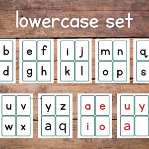 Printable Alphabet Flashcards, Alphabet Bundle, Preschool Alphabet ...