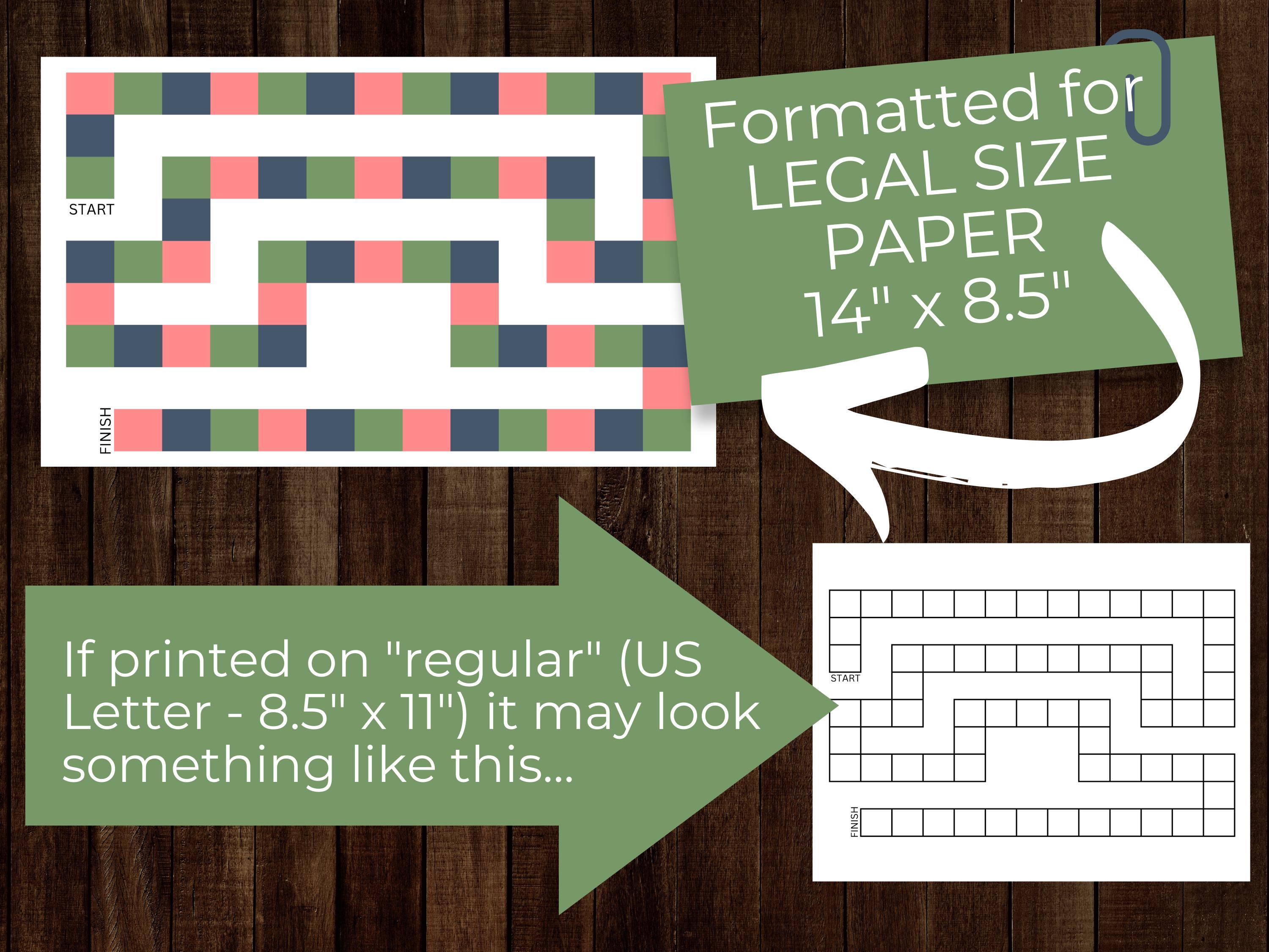 Blank Game Boards | Board Game Printable Template | PDF Download - Etsy