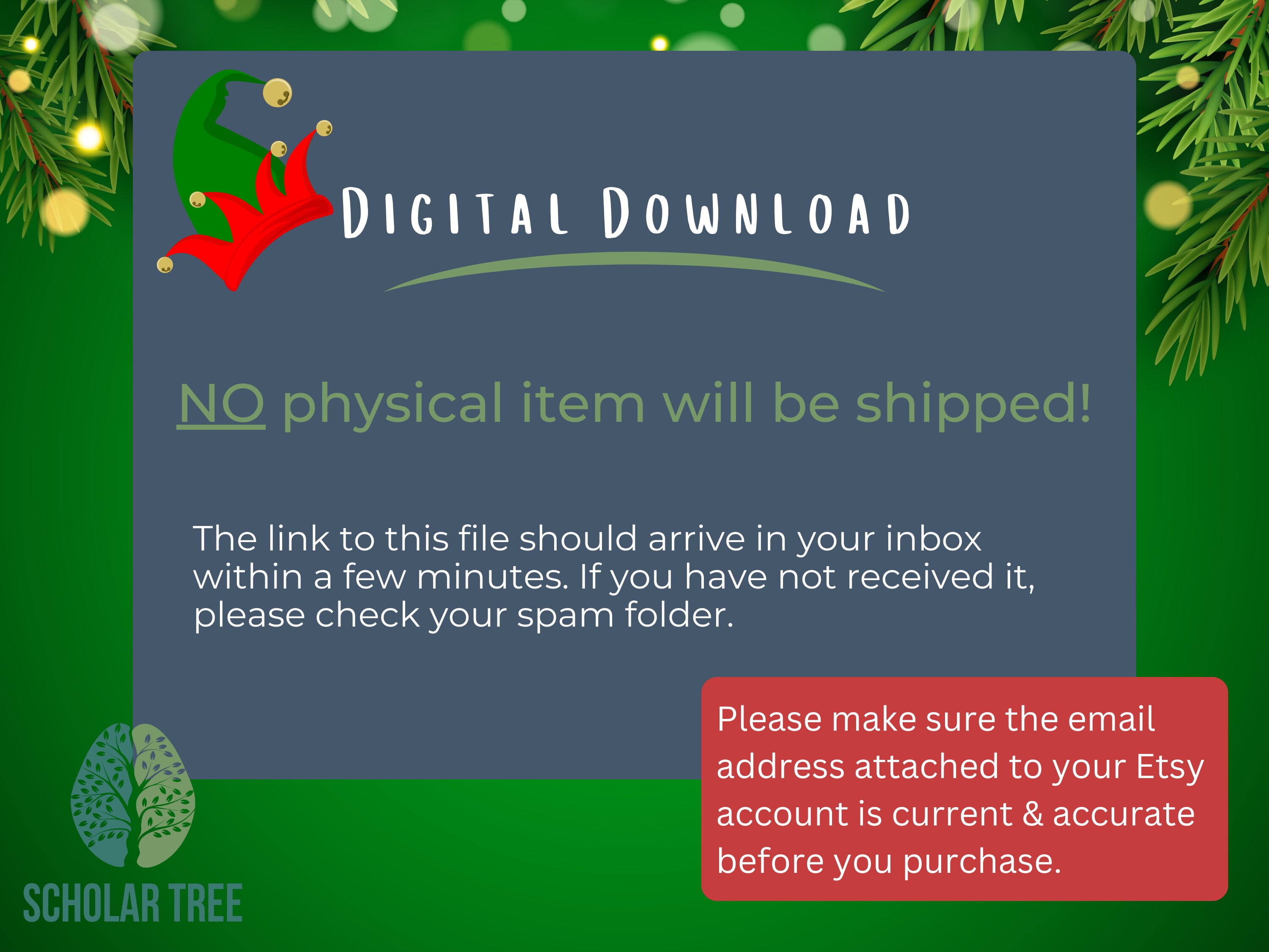 Late Gift Letter, Santa IOU, Arriving Late, IOU Slips, Christmas Iou ...