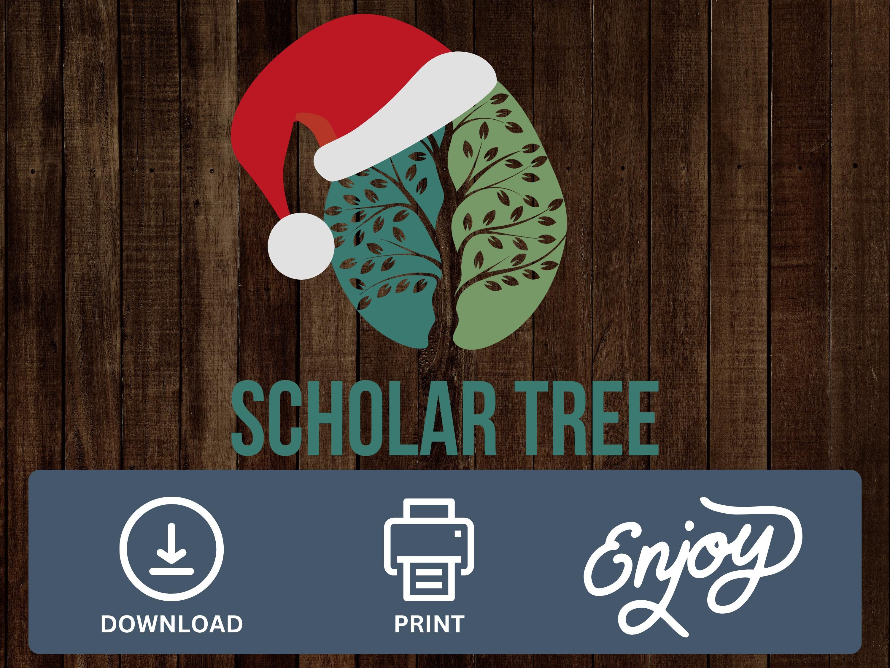 Christmas Themed Blank Game Boards Holiday Board Game Printable ...