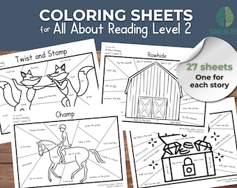 AAR Level 2 Coloring Pages: Homeschool Supplement (digital Download ...