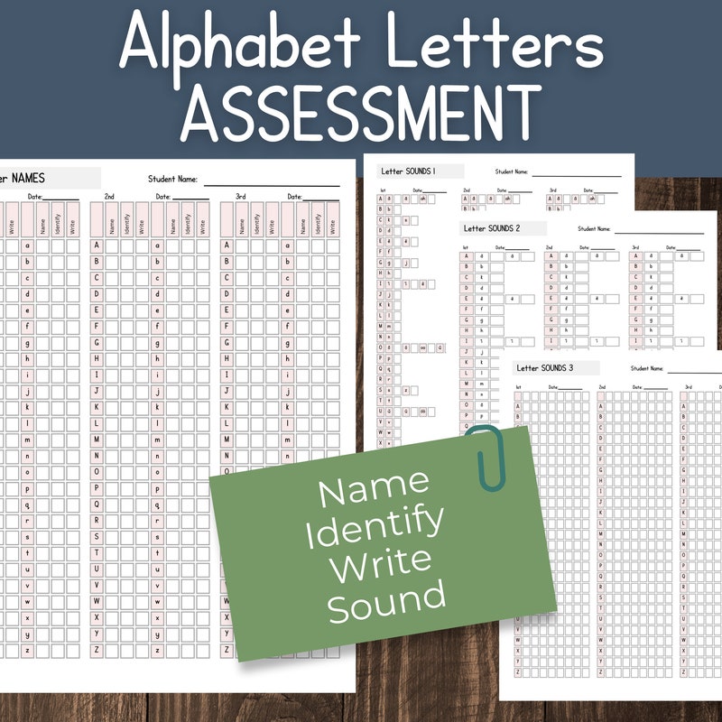 Preschool Assessment - Etsy
