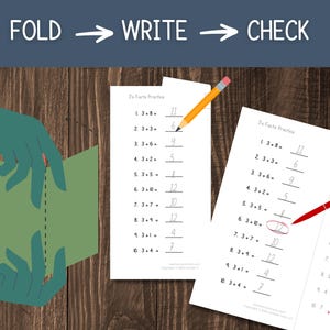 Independent Addition Facts Practice | Self-checking Math Worksheets ...