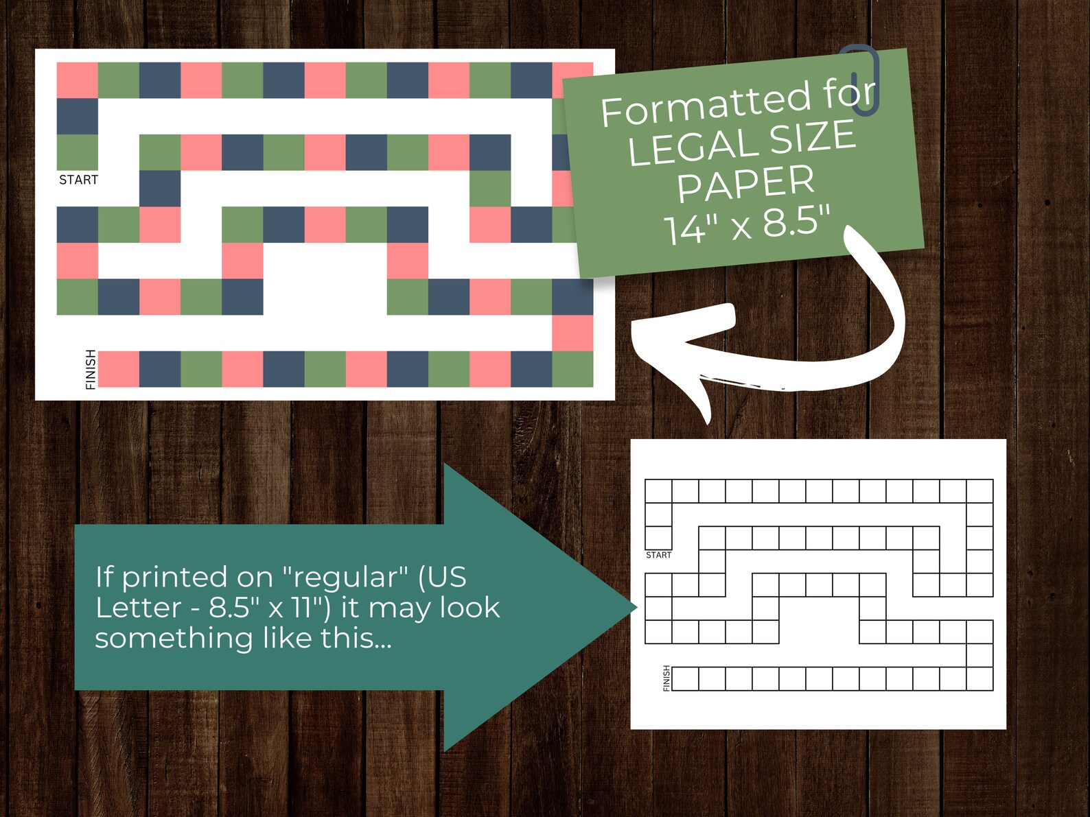 Blank Game Boards, Board Game Printable, PDF Documents, School Games ...