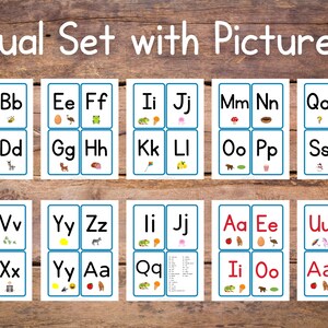 Printable Alphabet Flashcards, Alphabet Bundle, Preschool Alphabet ...