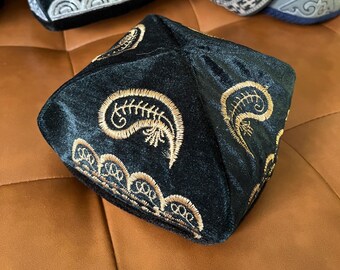 Rare East Turkistan Uzbek Uyghur Doppi 60 CM - Ancient Turkic Turkish ...