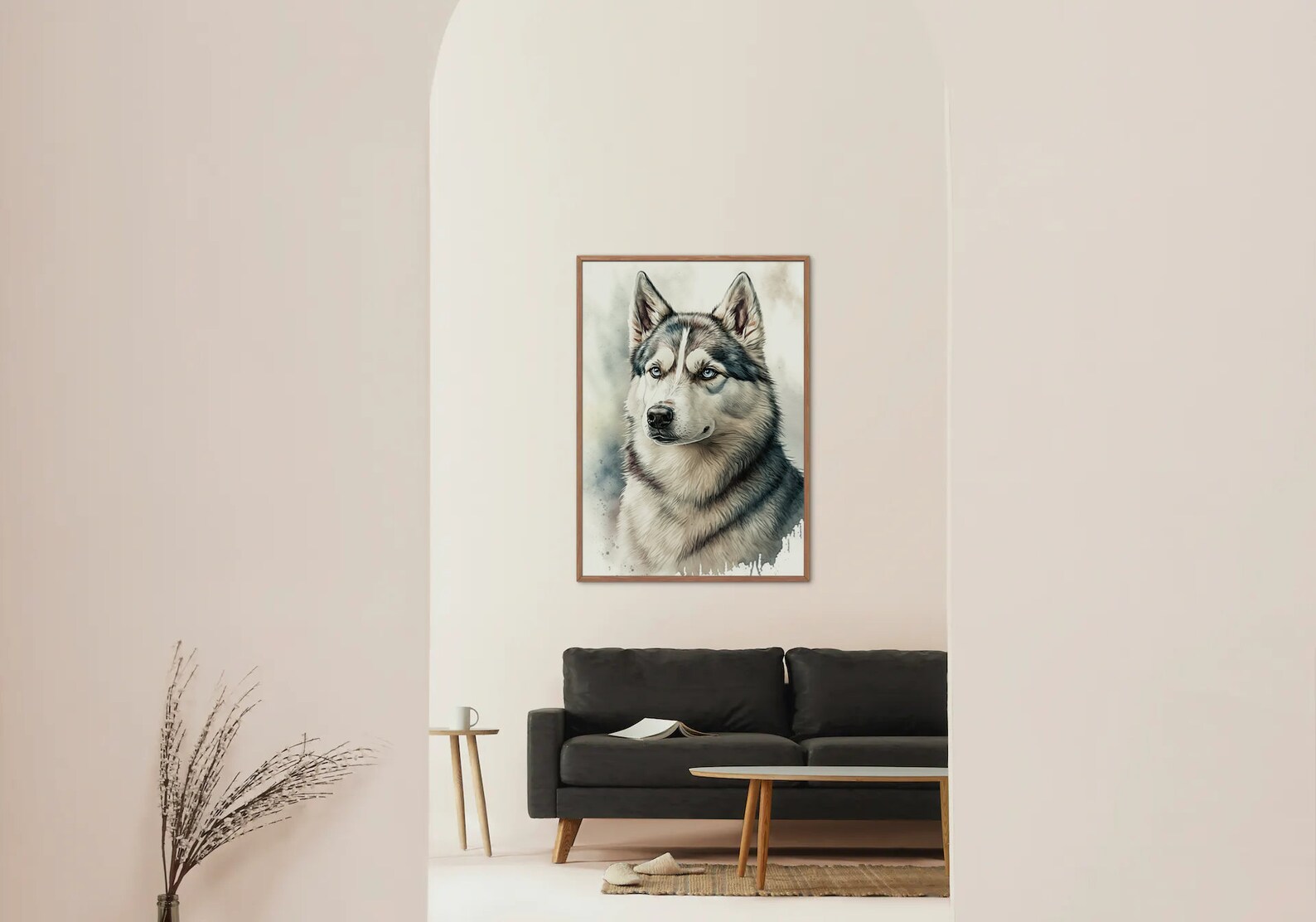 Siberian Husky Dog Digital Print - Etsy