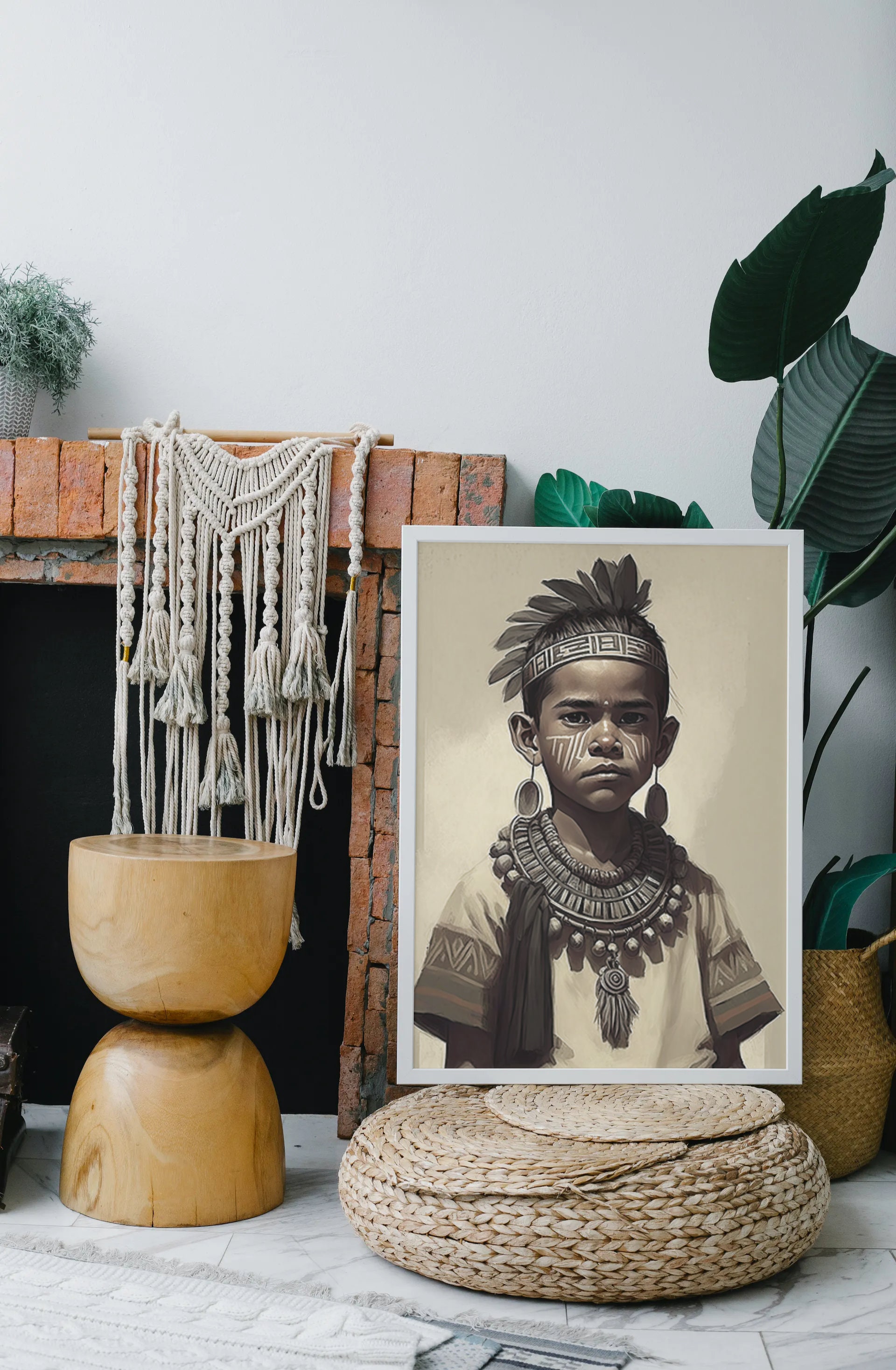 Aztec Boy Digital Print - Etsy