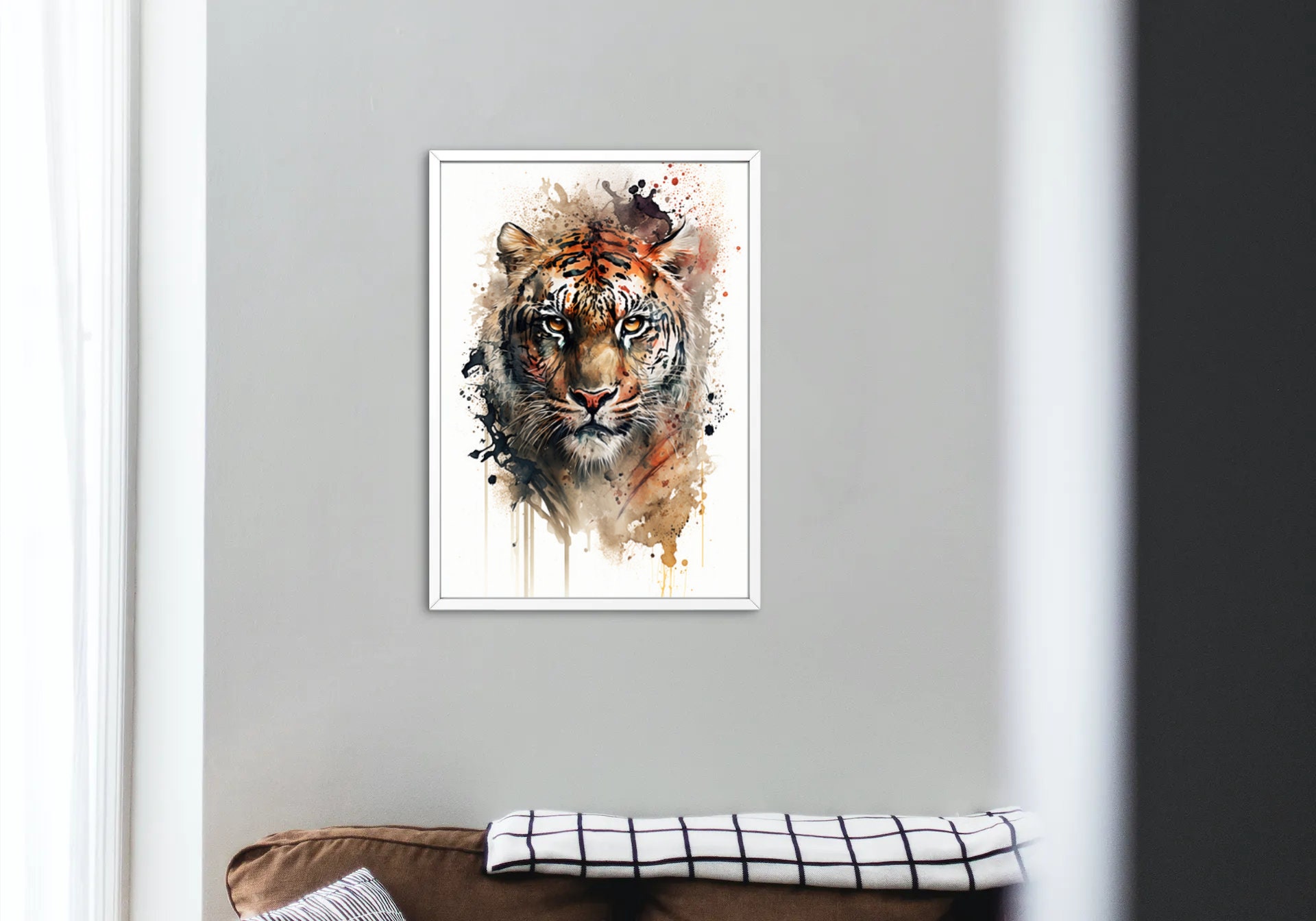 Tiger Digital Print - Etsy