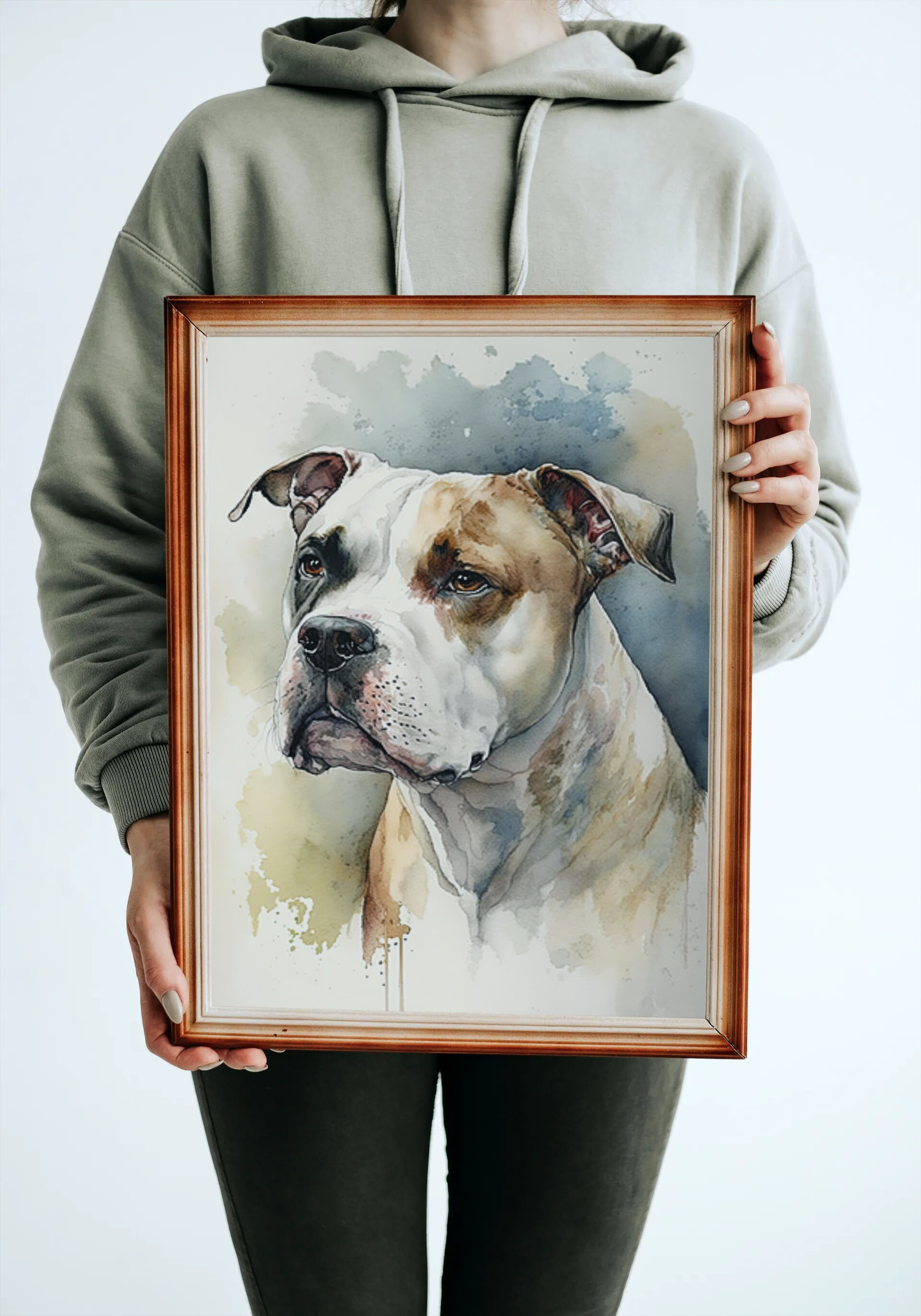 American Bulldog Digital Print - Etsy