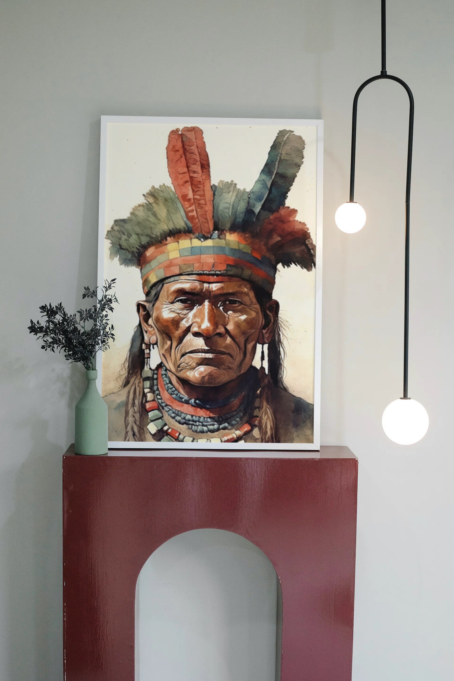 Incan Man Digital Print - Etsy