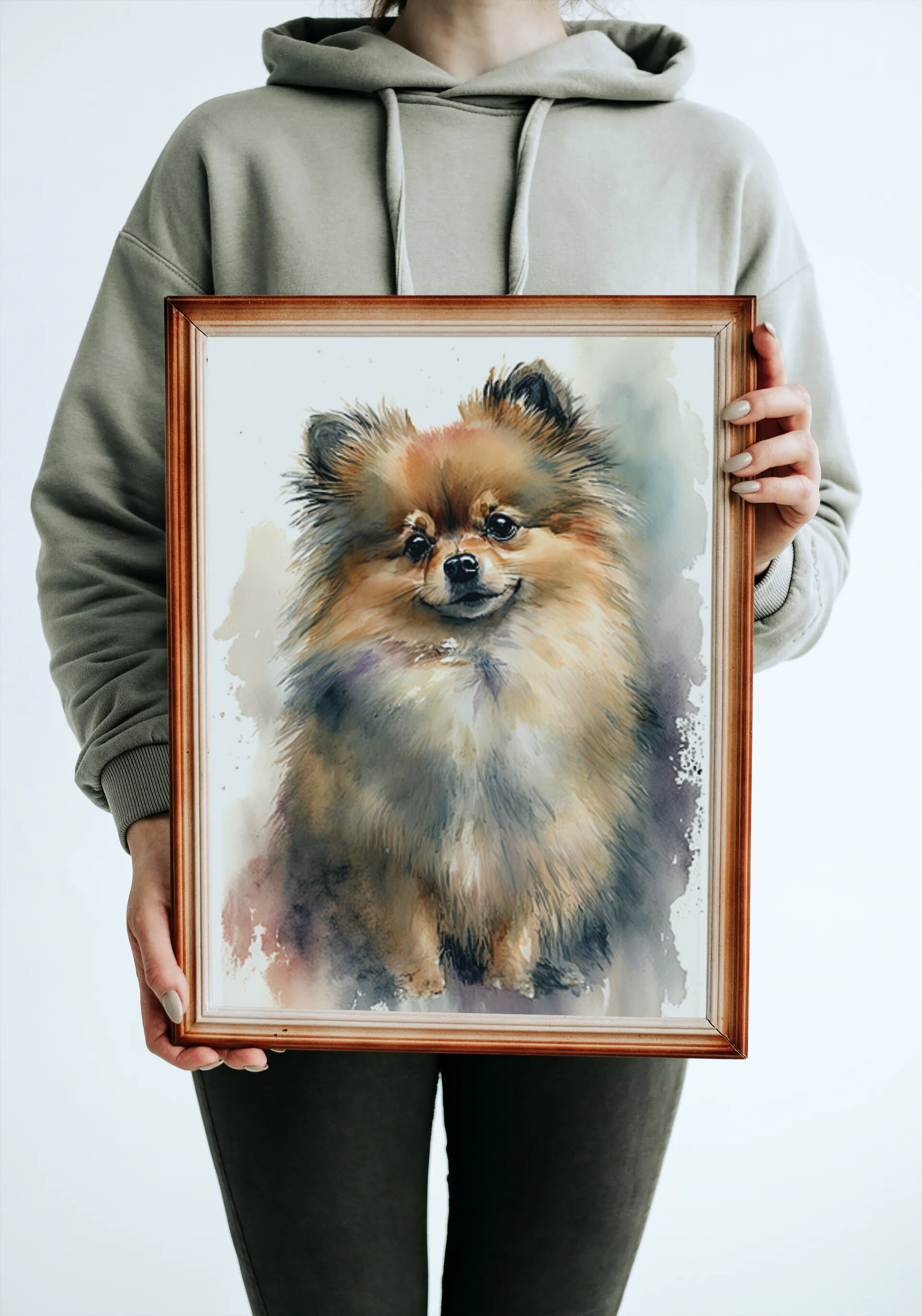 Pomeranian Dog Digital Print - Etsy