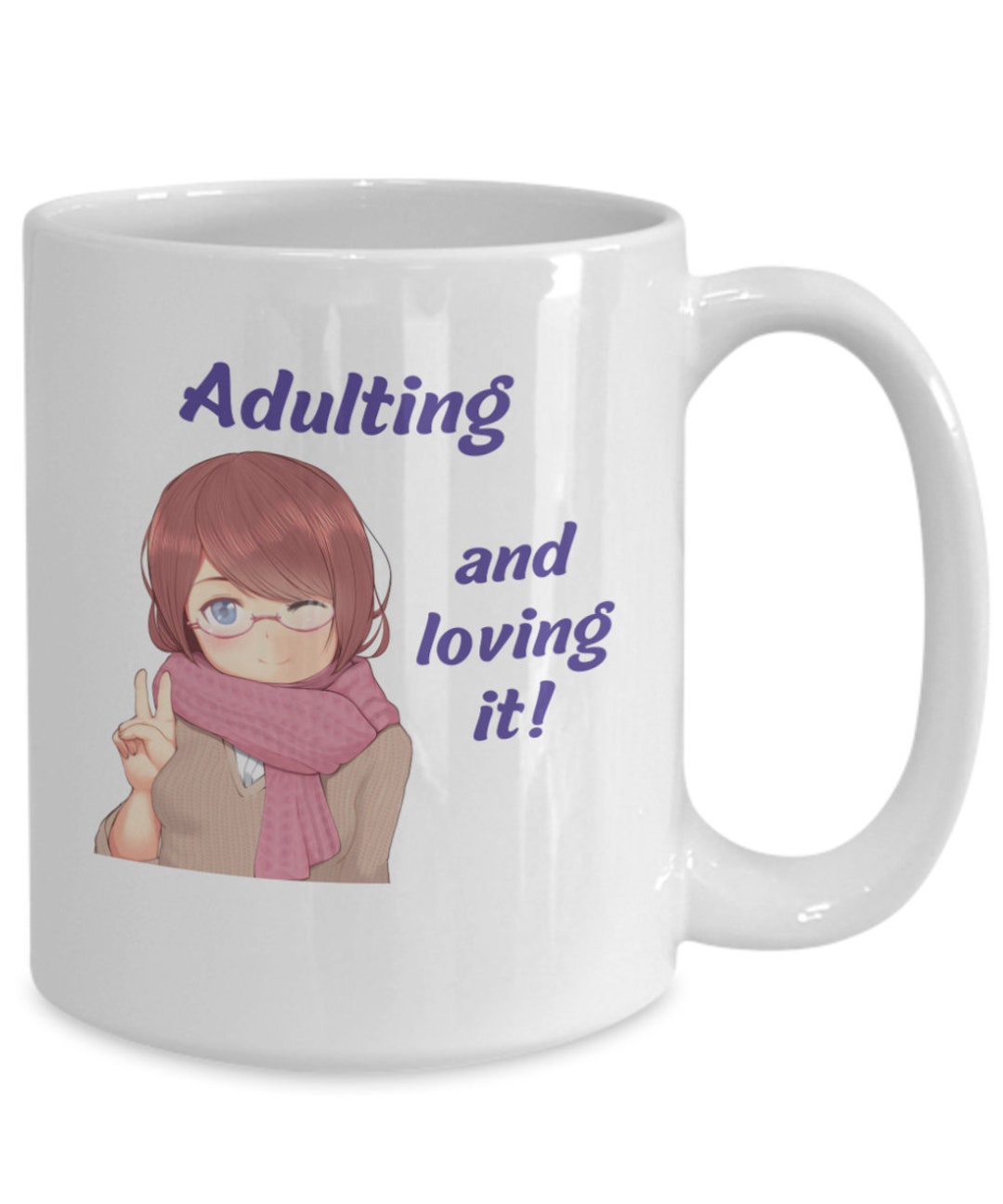 Adulting and Loving It Mug Cute Gift for Your Daughter or Niece Funny ...