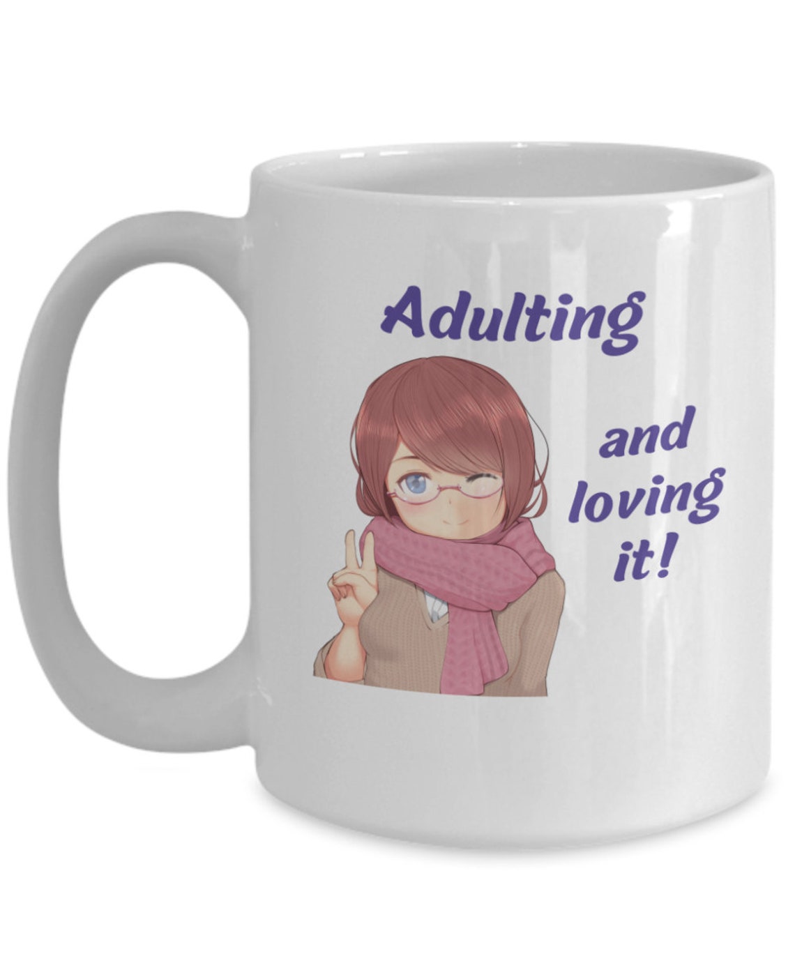 Adulting and Loving It Mug Cute Gift for Your Daughter or Niece Funny ...