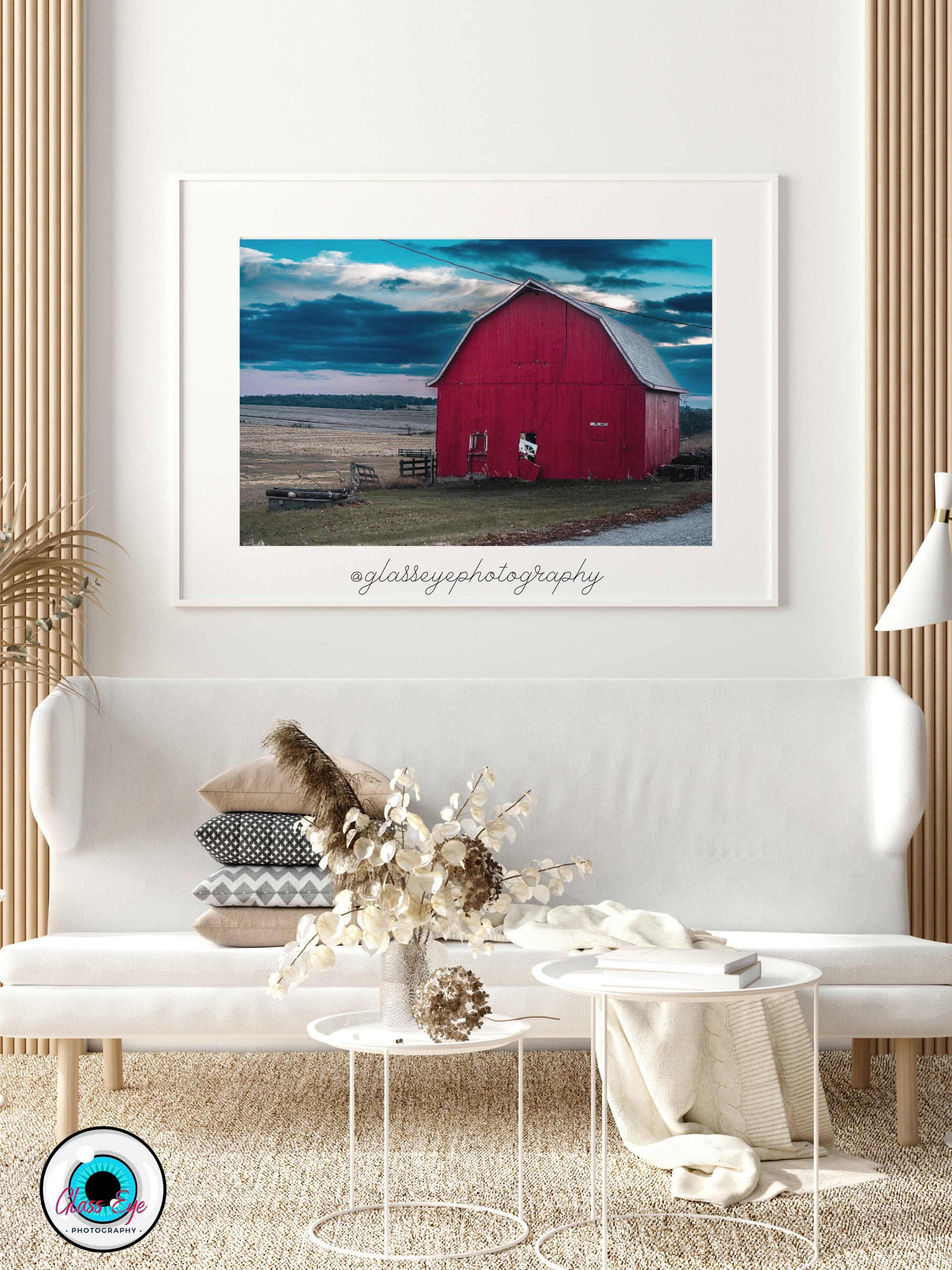 Rustic Red Barn Digital Photography Download | Farmland Barn Printable ...