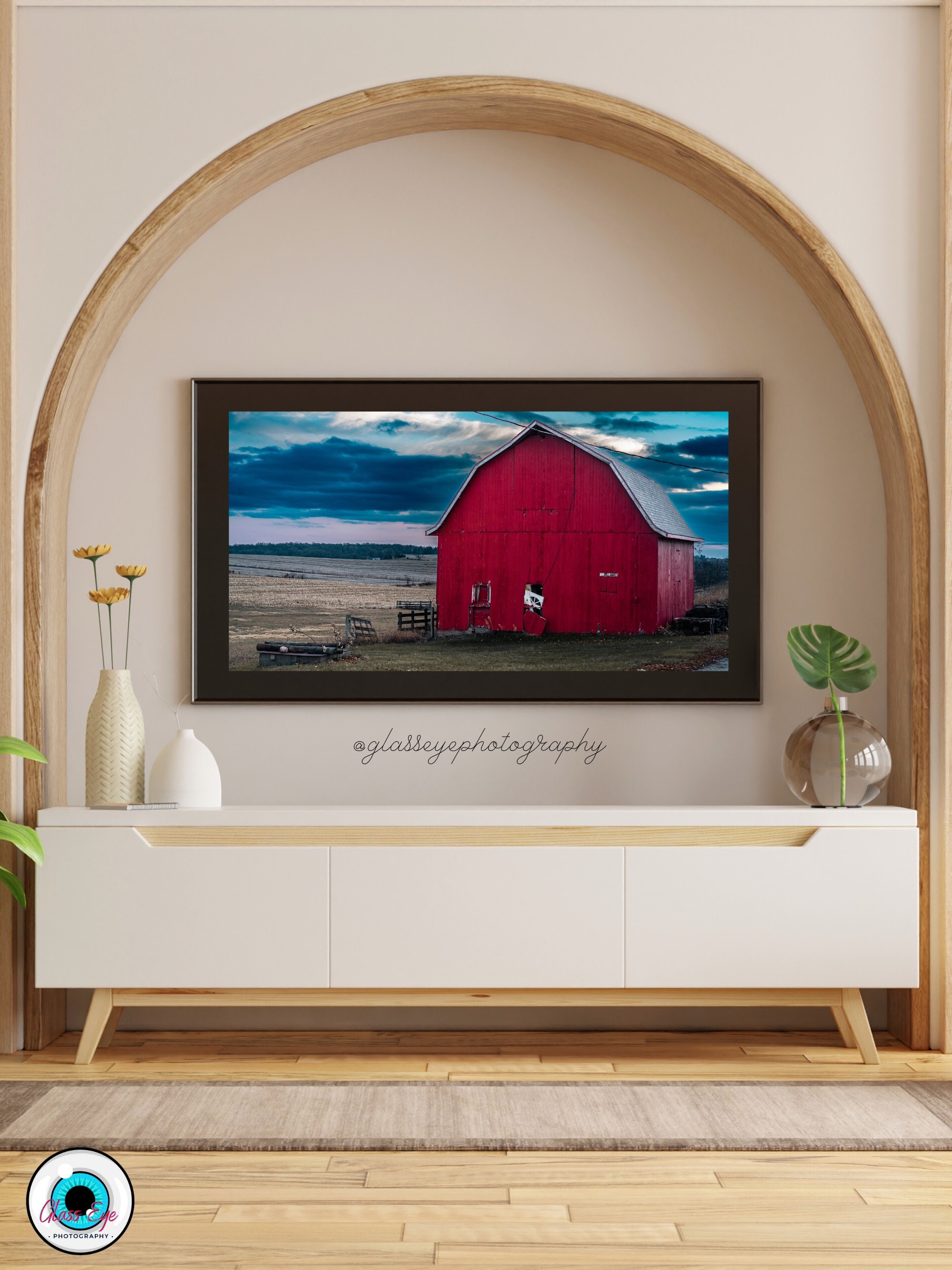 Rustic Red Barn Digital Photography Download | Farmland Barn Printable ...