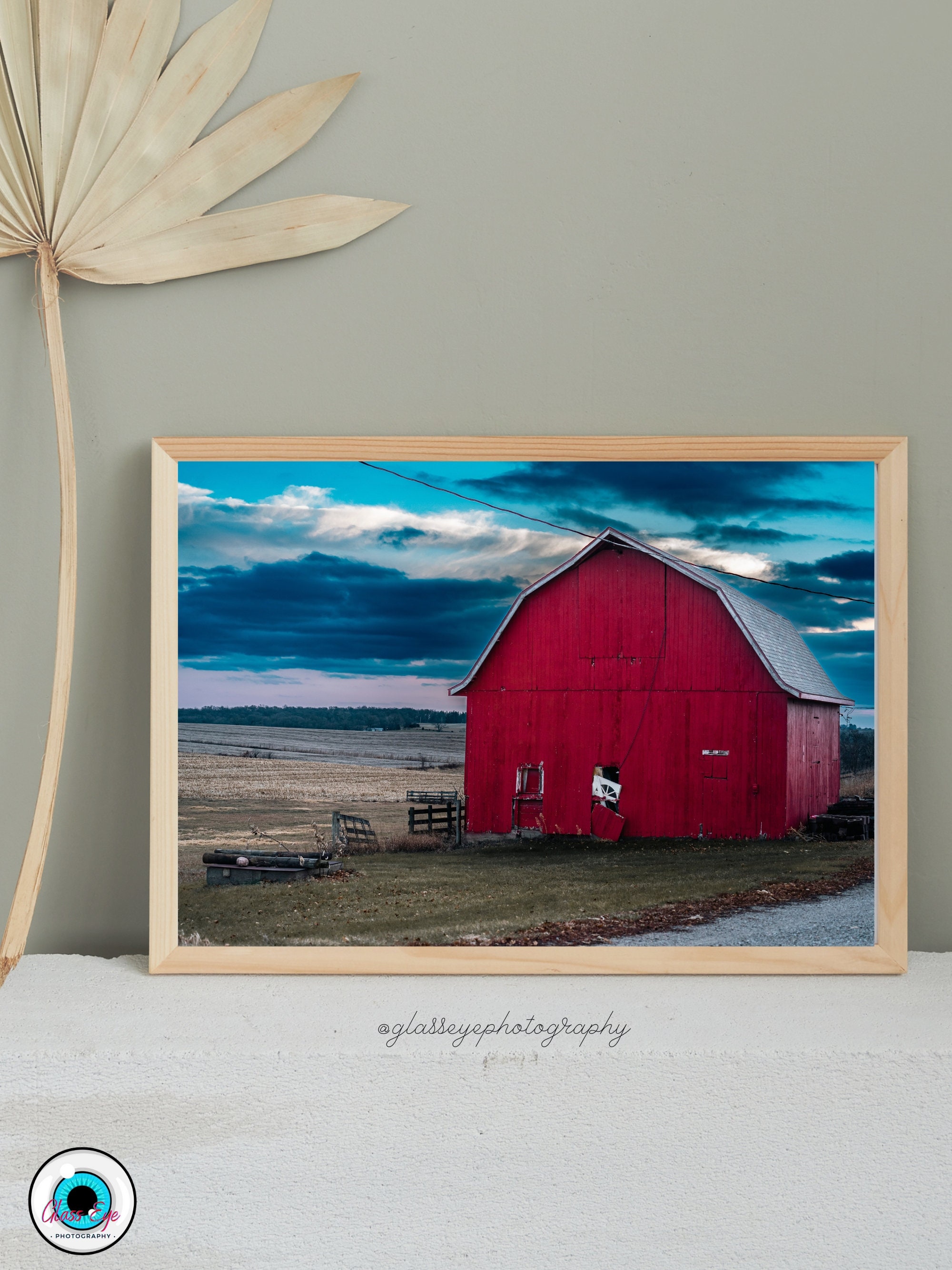 Rustic Red Barn Digital Photography Download | Farmland Barn Printable ...