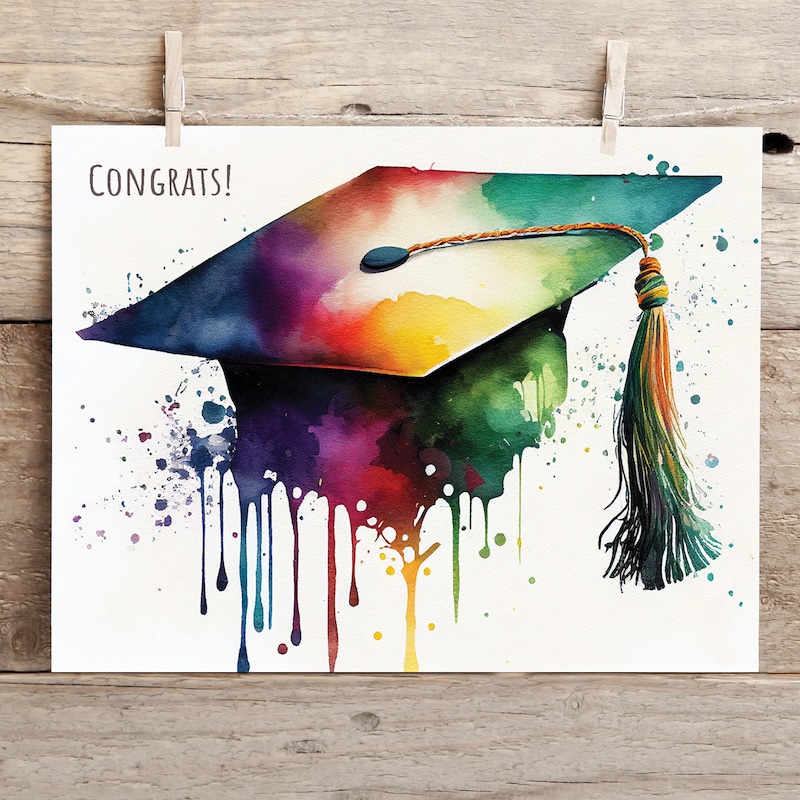 Rainbow Graduation - Etsy