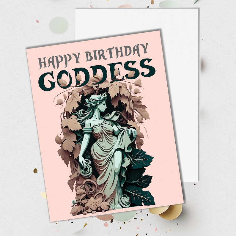 Happy Birthday Goddess! Card - Etsy