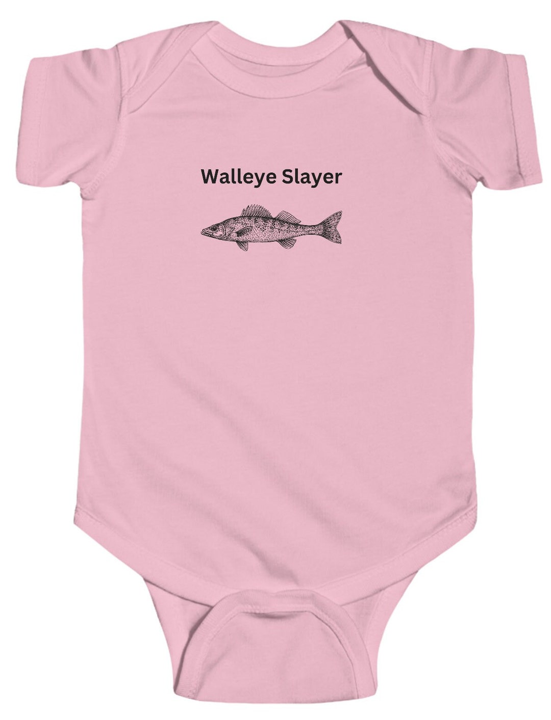 Pink Walleye Slayer Baby Onesie - Etsy