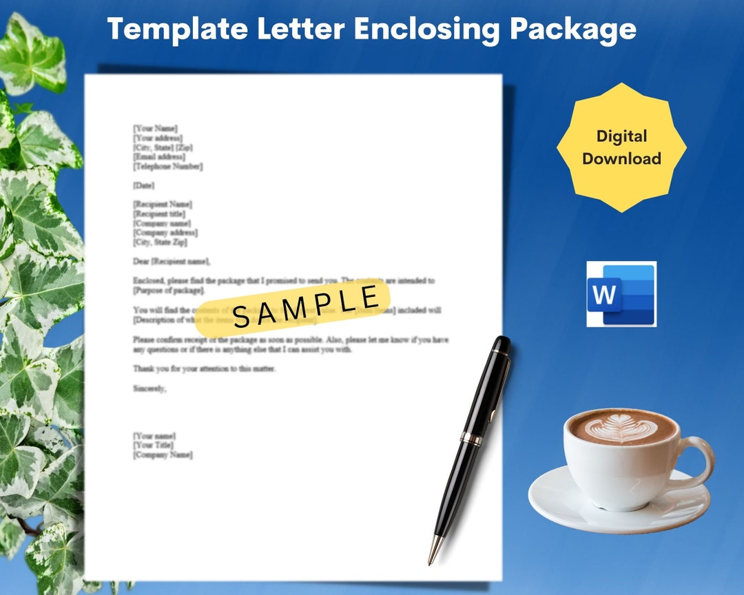 Customizable Letter Enclosing Package - Etsy