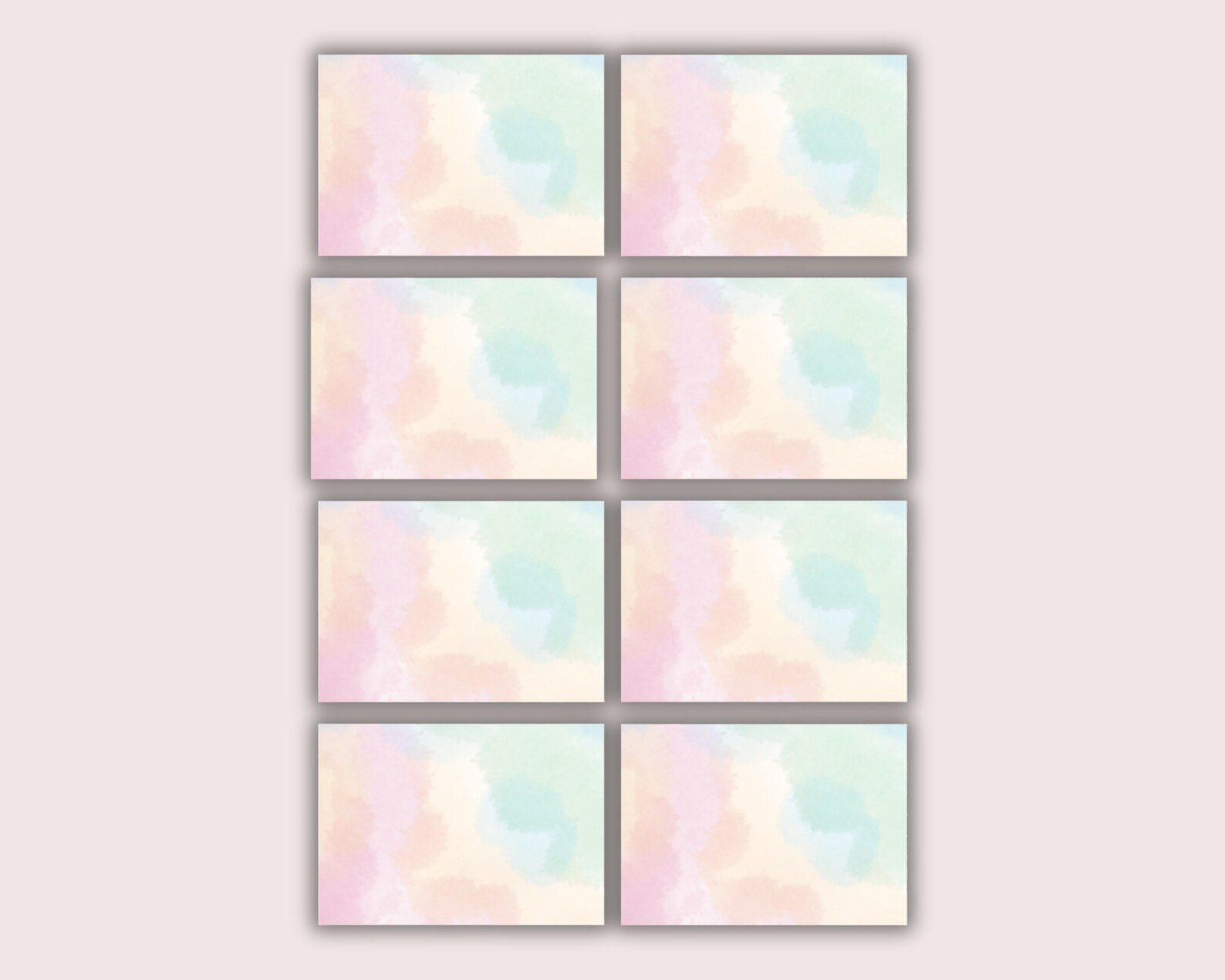 Blank Affirmation Cards, Printable Cards, Digital Download, Edit in ...