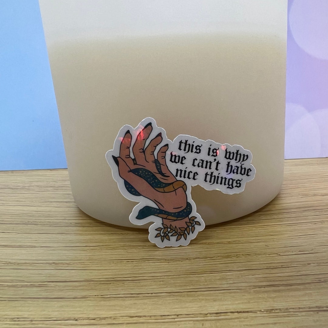 TS Reputation Inspired Holographic Sticker - Etsy