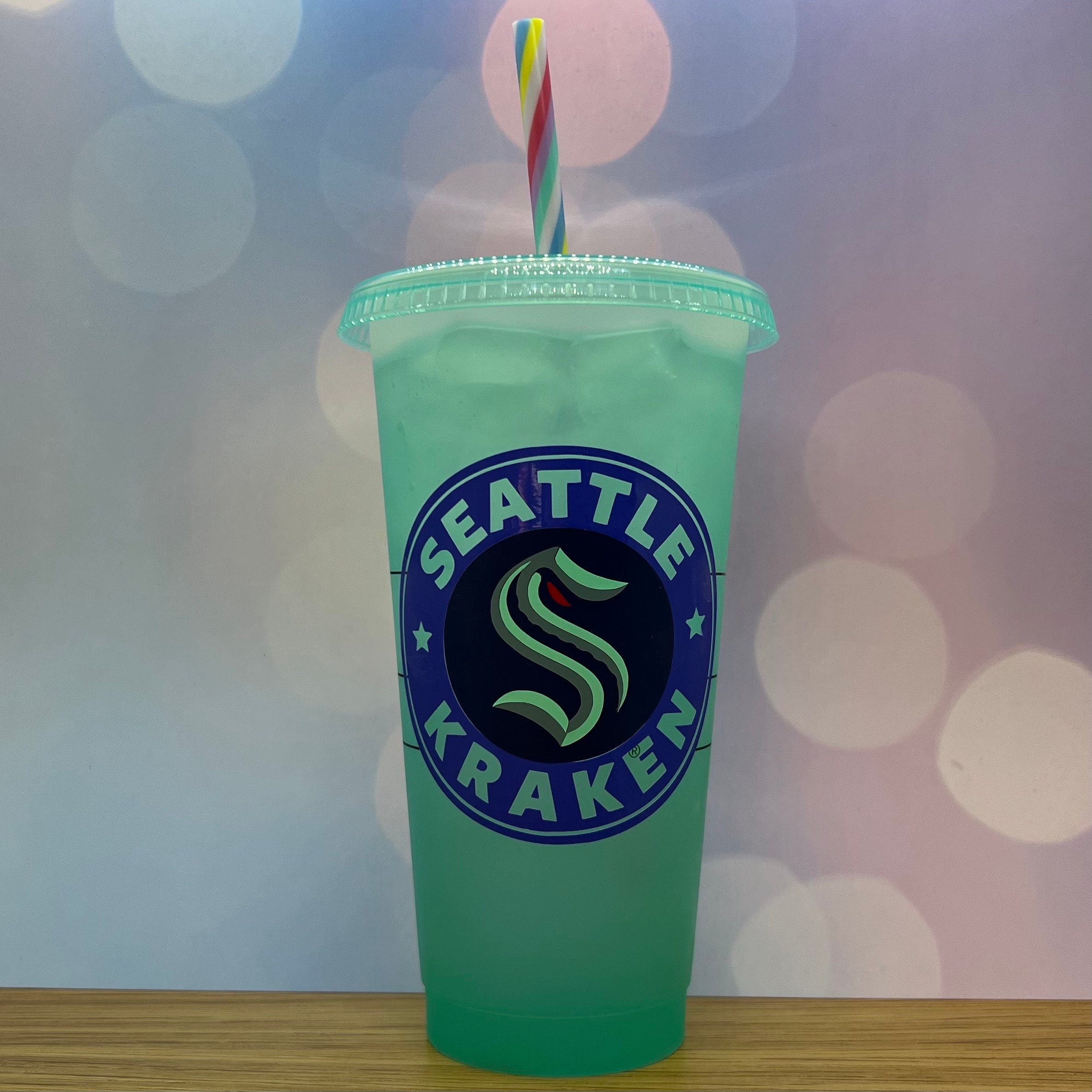 Custom Seattle Kraken Inspired Cup - Etsy