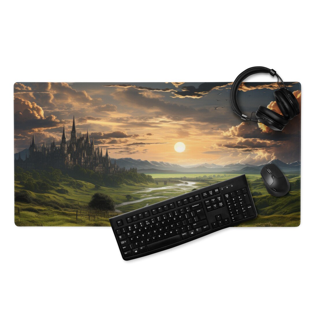 Castle Landscape Gaming Mouse Pad - Etsy