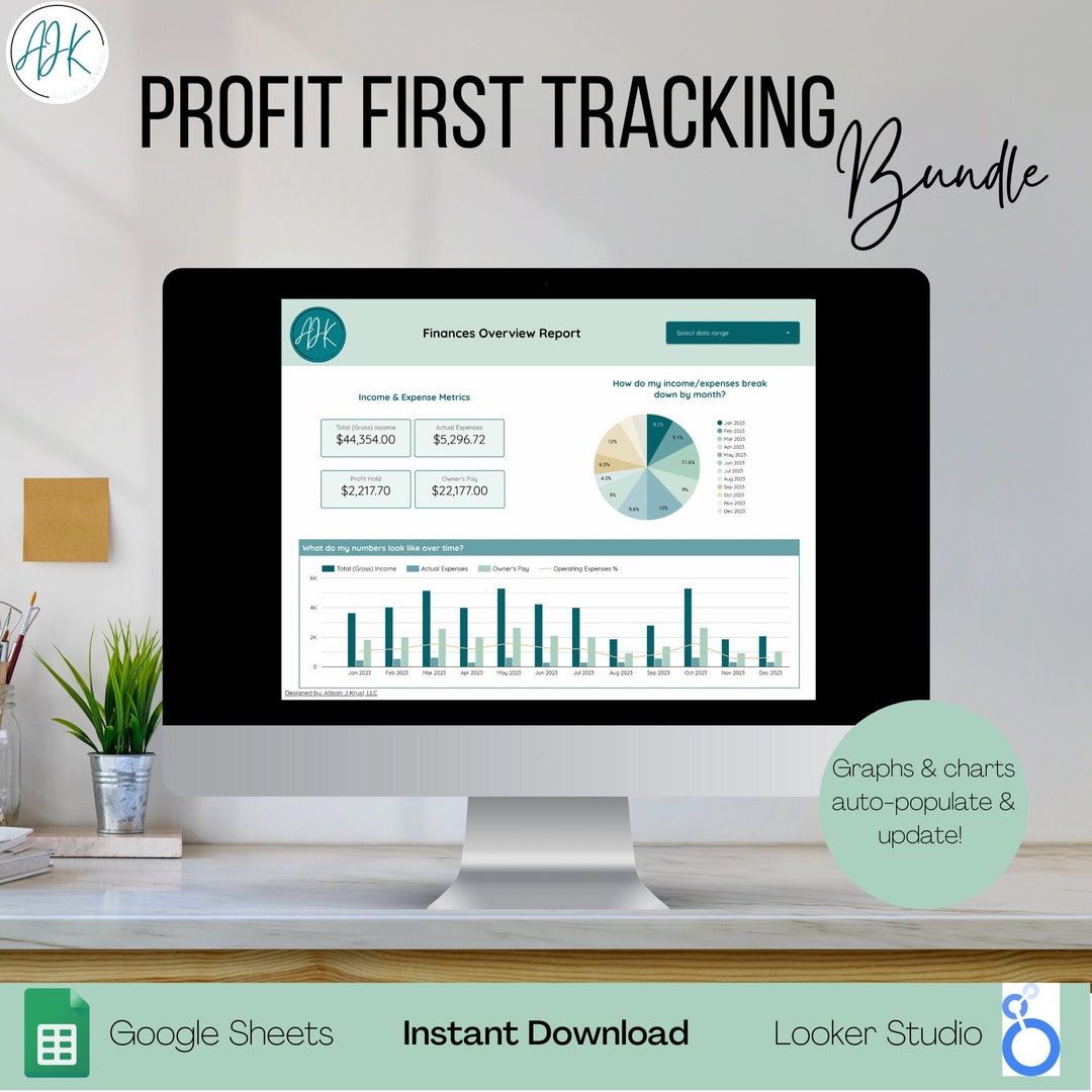 Profit First Budget Spreadsheet Bundle - Etsy