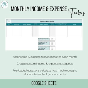 Profit First Budget Spreadsheet - Etsy