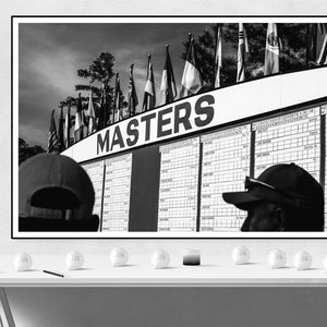 Masters Golf Tournament Sign Photo Art - Etsy