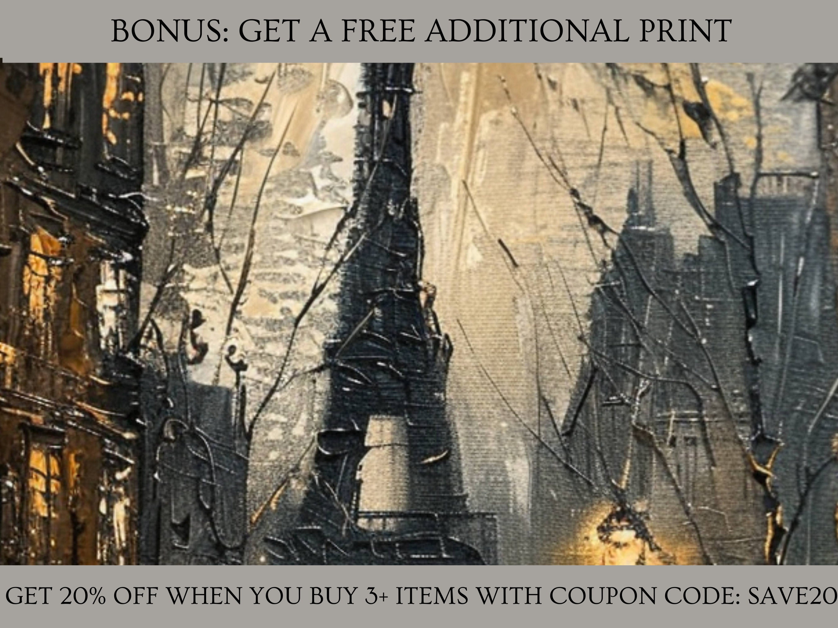 PRINTABLE Vintage Dark Moody Digital PRINT Moody Rainy Day in Paris Oil ...