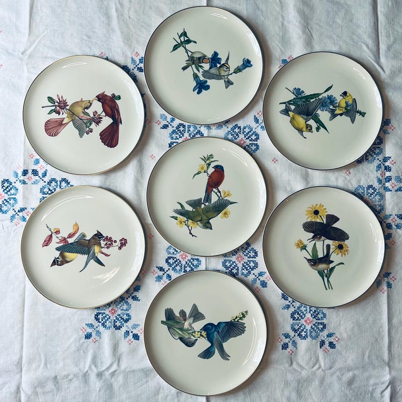 Bluebird Plate - Etsy