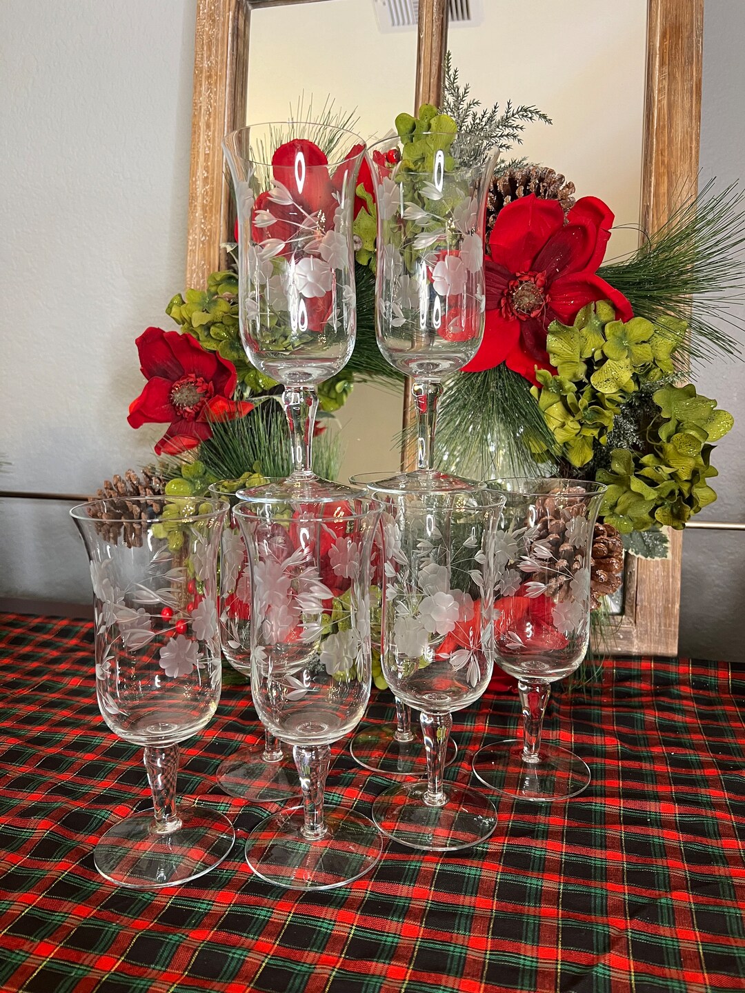 Vintage Princess House Crystal Glasses - Etsy