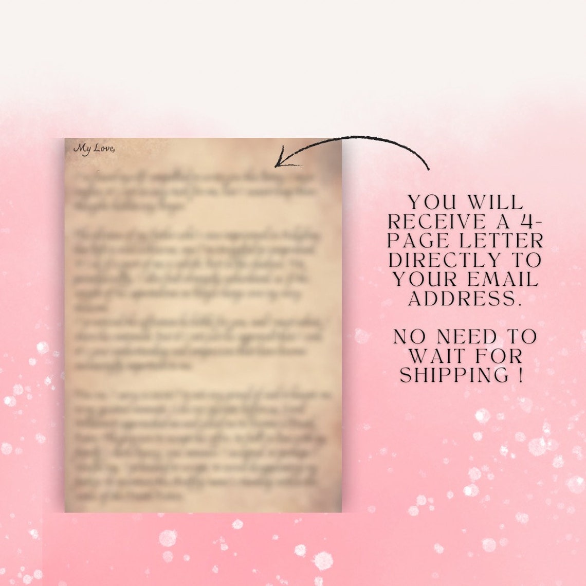 Draco Malfoy Love Letter Potter Inspired Fantasy Love Note - Etsy