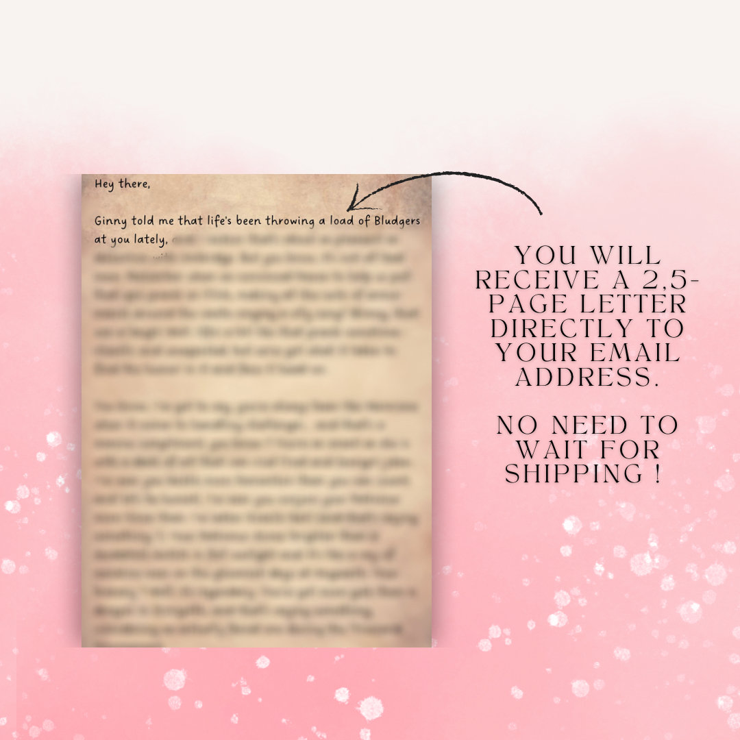 Ron Weasley Comfort Letter for HP Fan Gift Ron Fan Art Support - Etsy