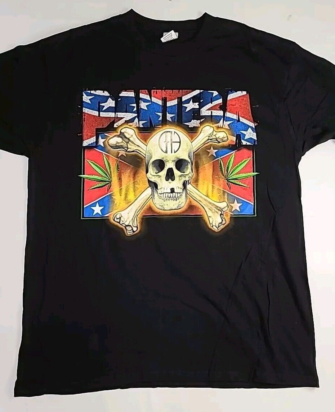 Pantera Vintage T Shirt Mens XL Black Red Cowboys From Hell Skull Tour ...