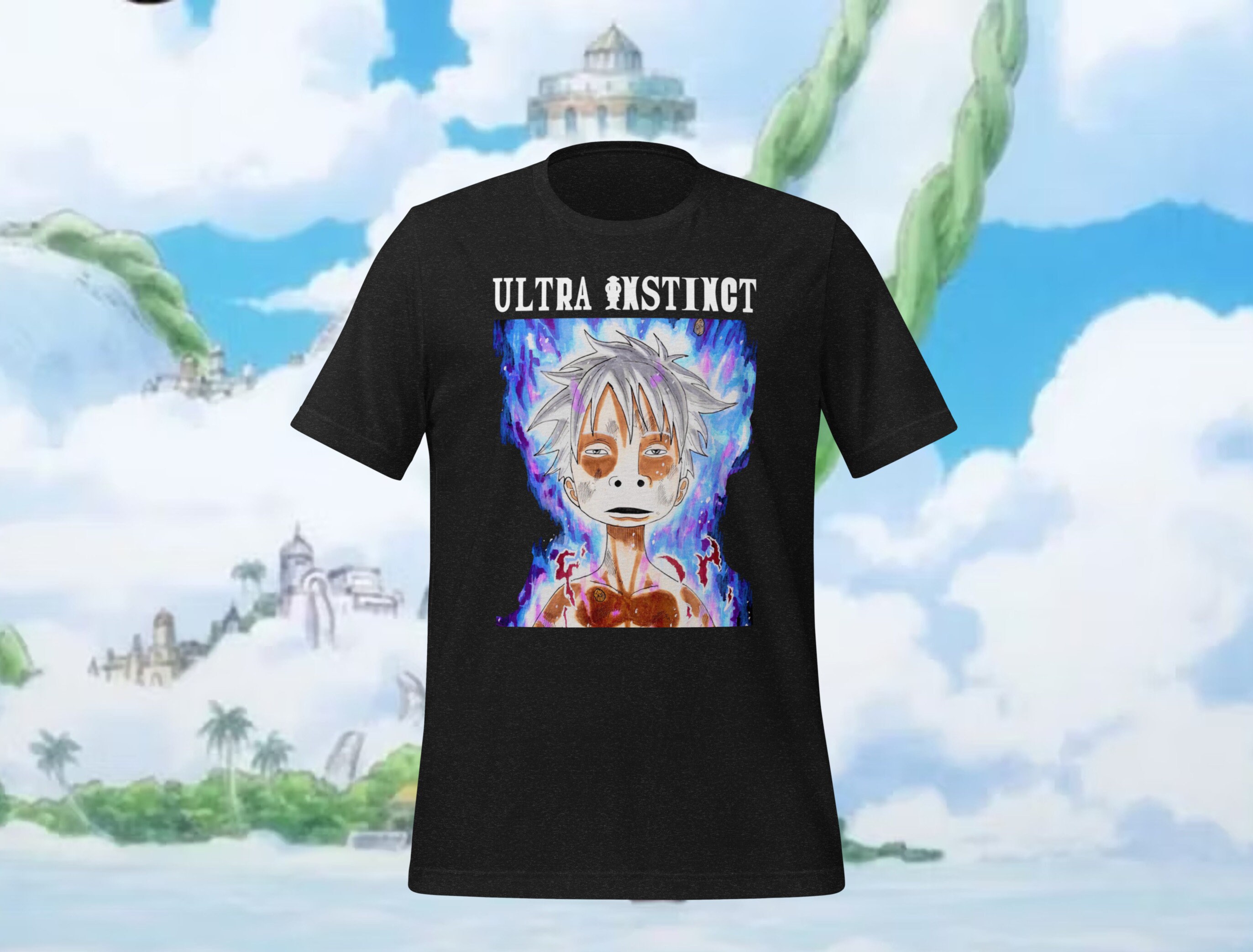 Goofy Luffy Ultra Instinct. Luffy Vs Enel in Skypiea, One Piece - Etsy