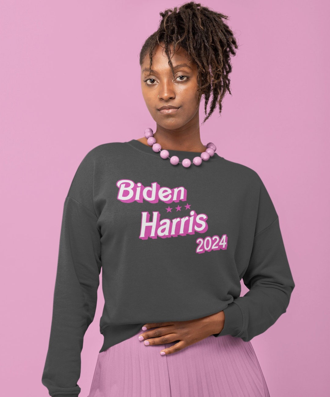 Biden Harris 2024 Barbie Font Unisex Sweatshirt. Election - Etsy