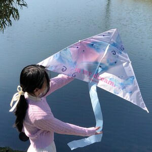 Pink Flying Kite | Blue Flying Kite | Dreamy Flying Kite | Outdoor Toys ...