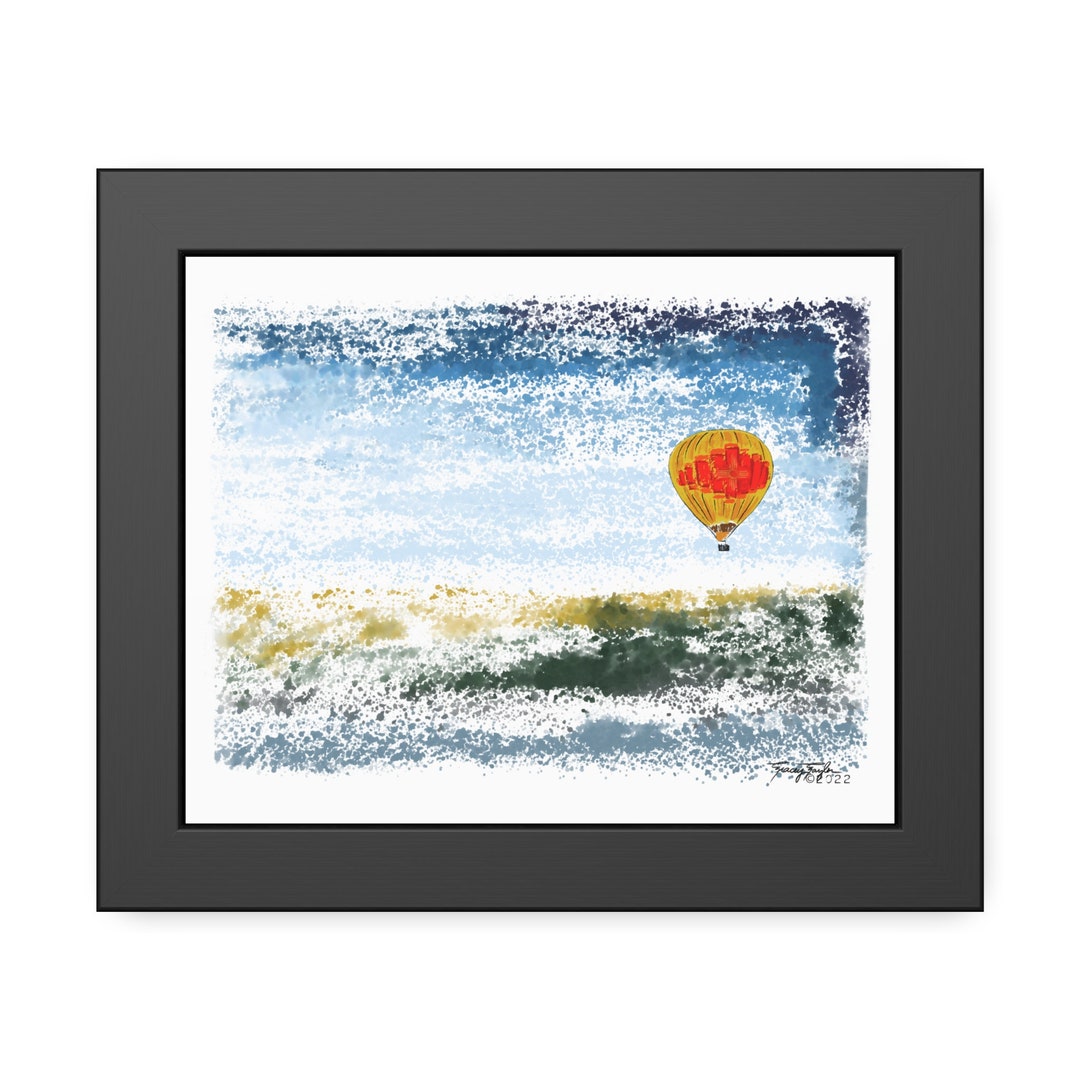 Tracey Taylor Fine Art zia Rio Digital Watercolor Framed Paper Poster ...