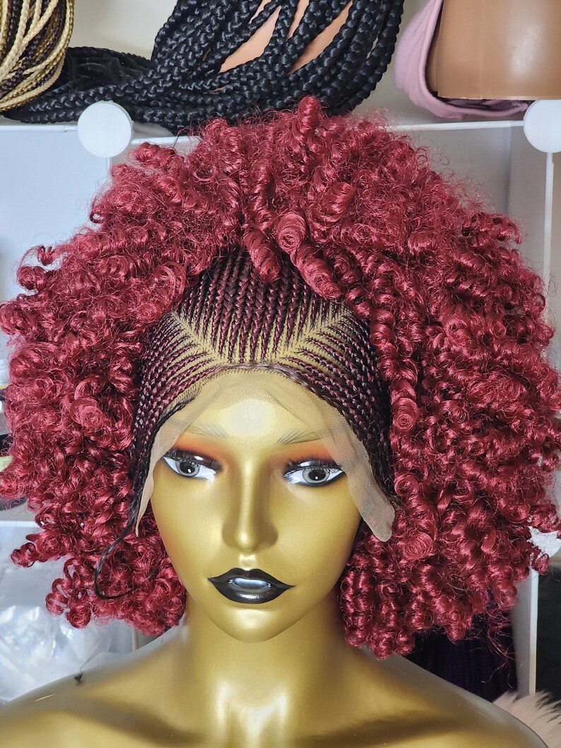 V-part Cornrow Afro - Etsy