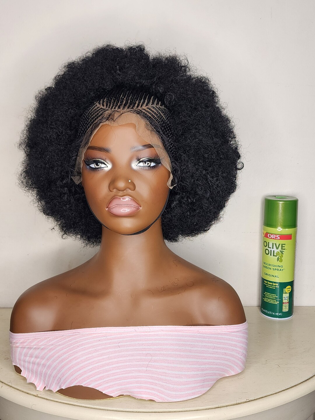 V-part Cornrow Afro - Etsy