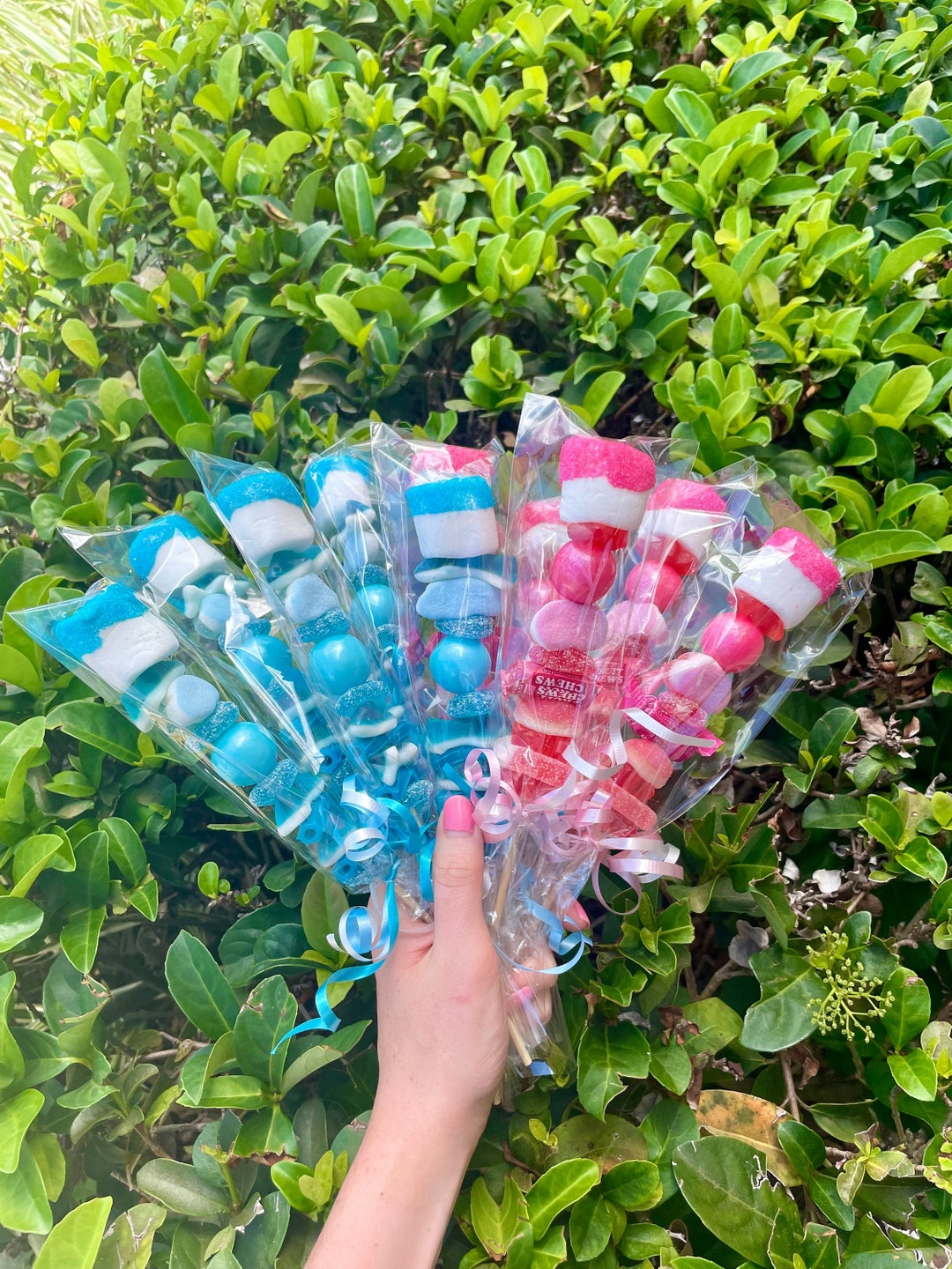 10+ Custom Color Candy Kabobs! Birthday Party Favors, Party Decor ...