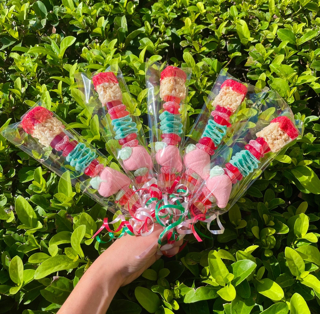 10+ Strawberry Candy Kabobs! Birthday Party Favors, Party Decor ...