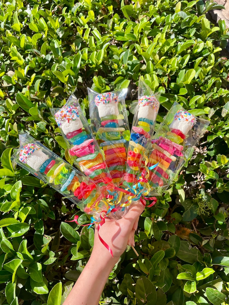 20+ VEGETARIAN Candy Kabobs! Birthday Party Favors, Party Decor ...